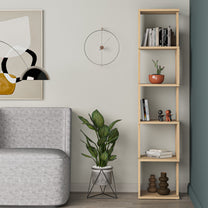 Piri Modern Bookcase Display Unit Tall 161cm – Decortie